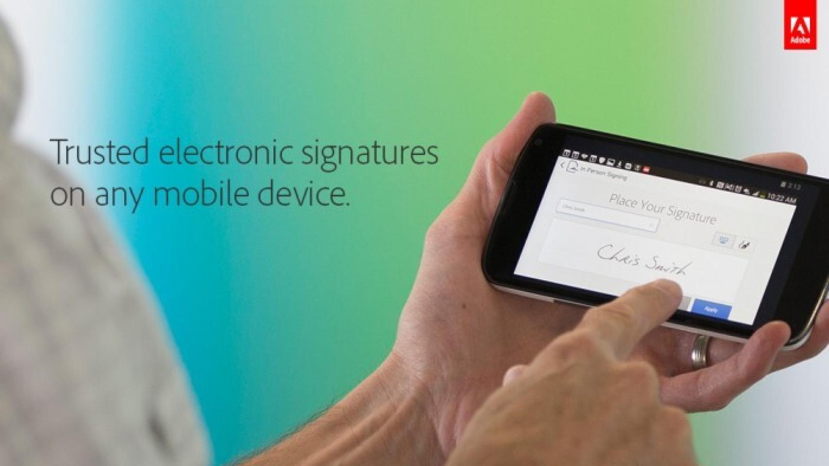 Adobe EchoSign llega a Android, tu firma electrónica en cualquier documento