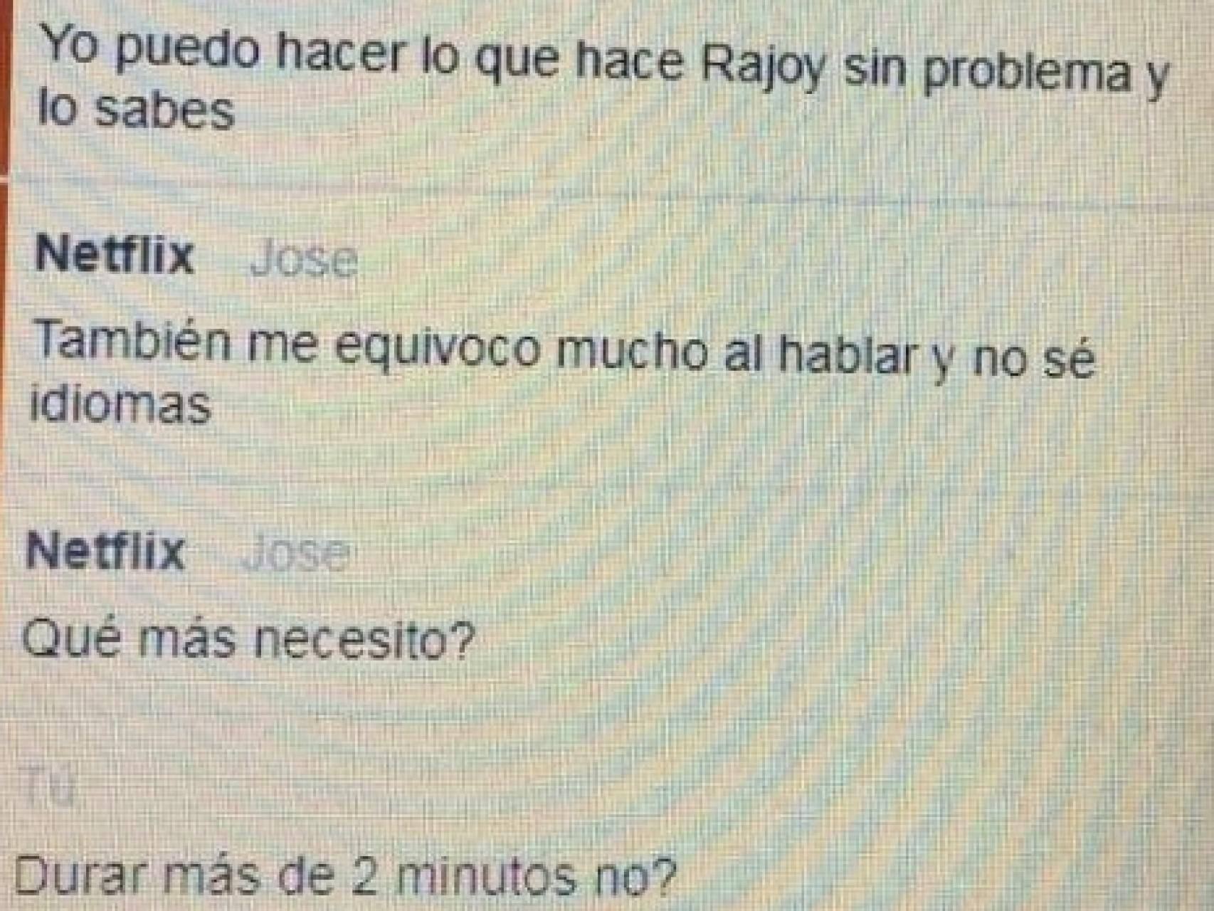 El chat de atención al cliente de Netflix te enganchará más que sus series