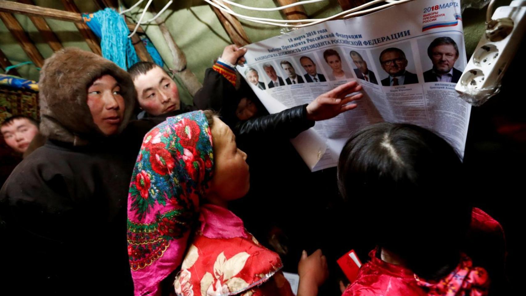 Así votan los nómadas rusos que viven a 40 bajo cero en territorios ...
