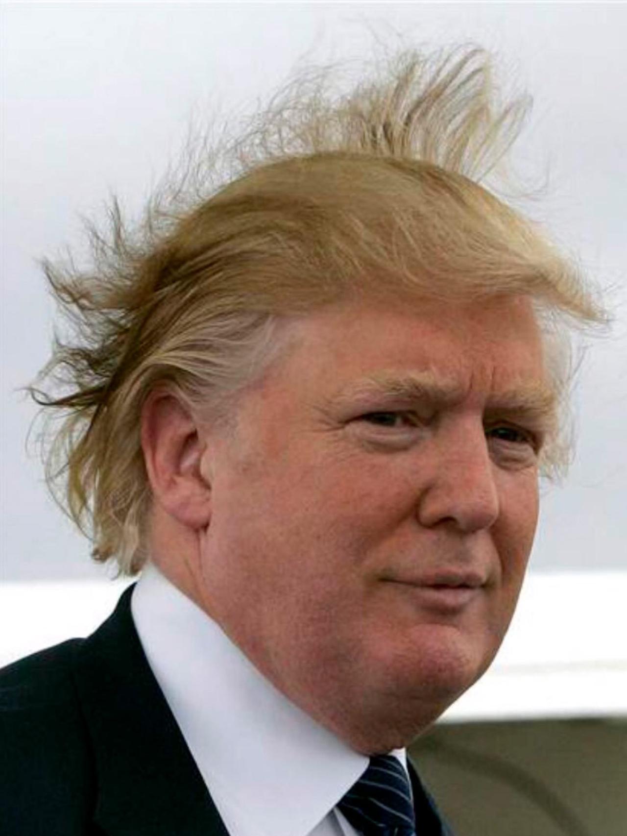 Todas las veces que el pelo de Donald Trump ha intentado huir: Todas ...