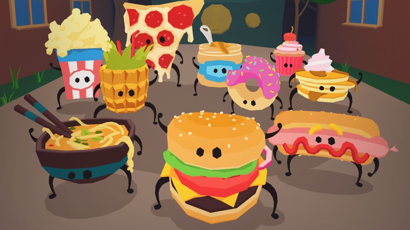 Juega con la comida y haz que camine en este alocado y divertido juego