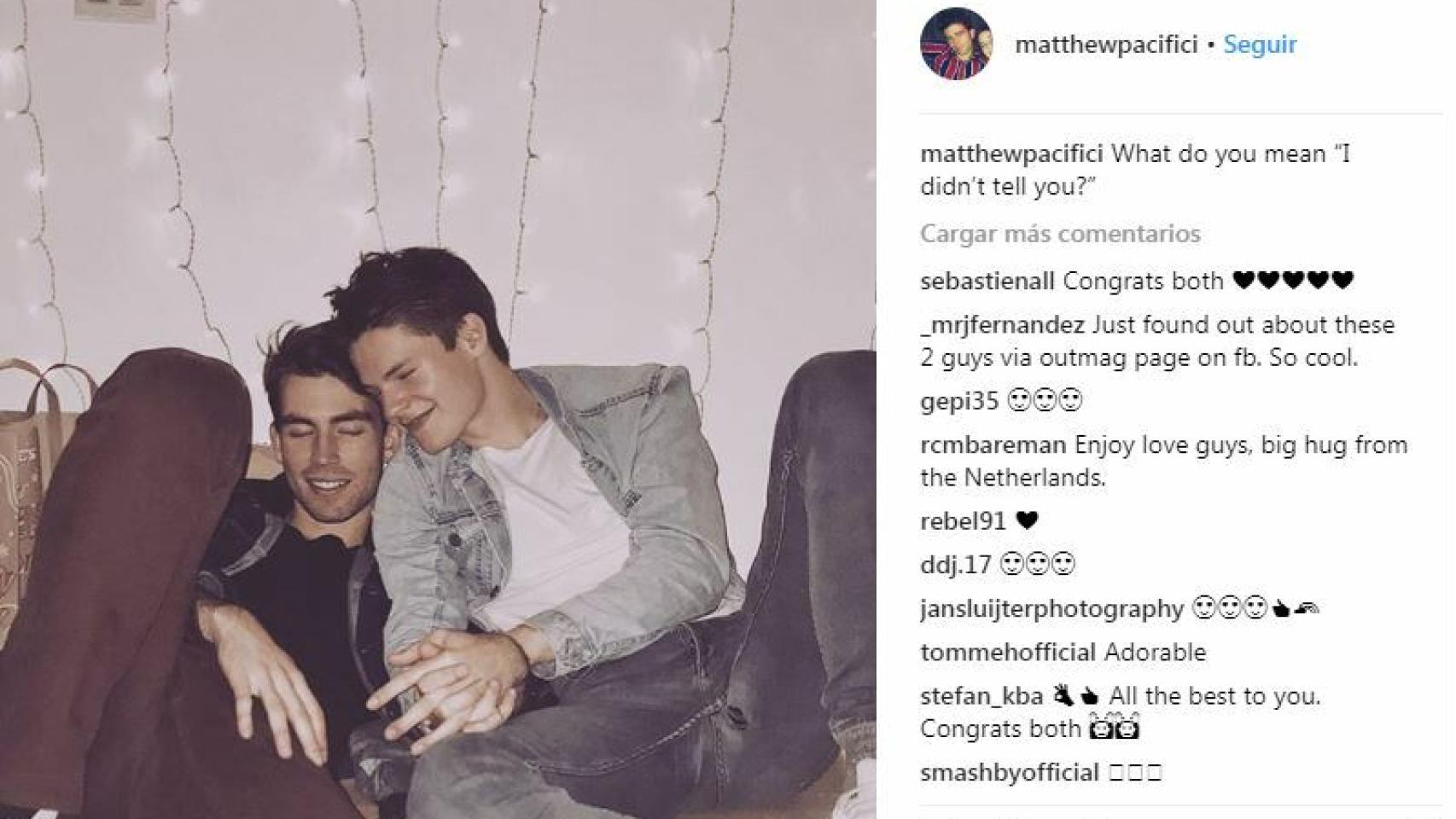 Un exjugador de la MLS confiesa que es homosexual con una foto con su novio
