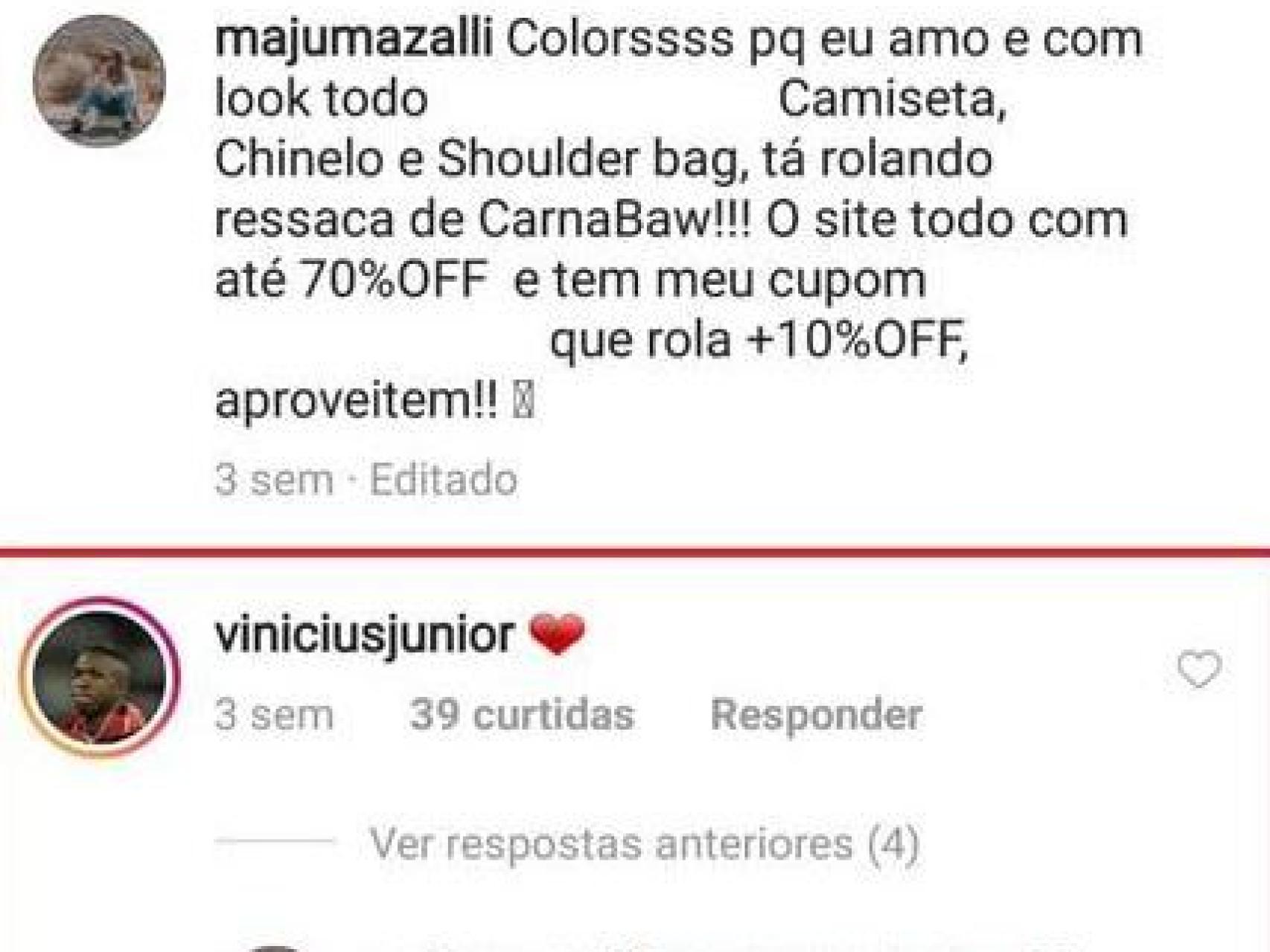 Así es María Júlia Mazalli, la supuesta novia de Vinicius Junior