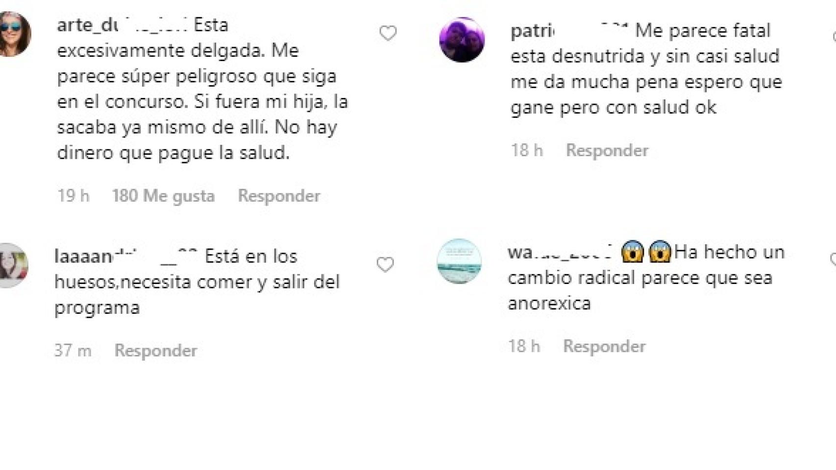 El impactante cambio físico de Violeta en los últimos dos meses