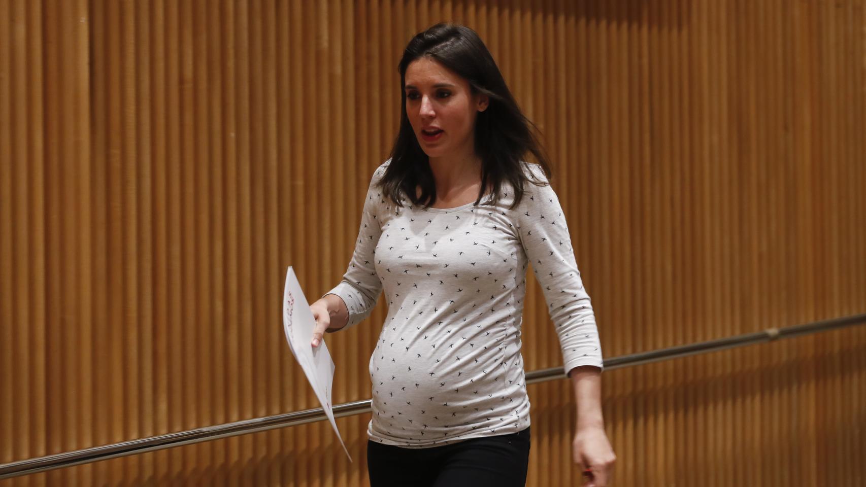 Irene Montero, madre por tercera vez de una niña prematura