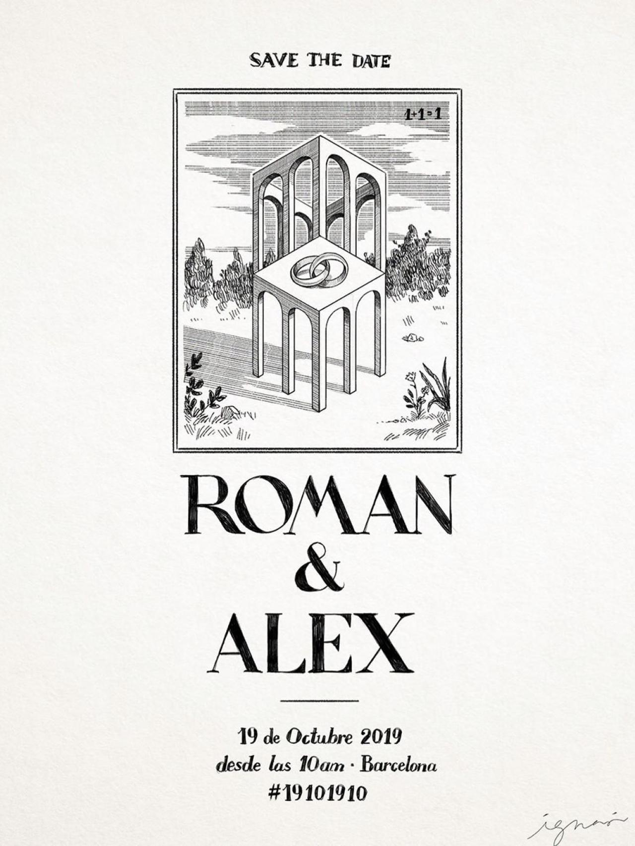 Román, hijo del exalcalde de Barcelona Xavier Trias, se casa con su ...