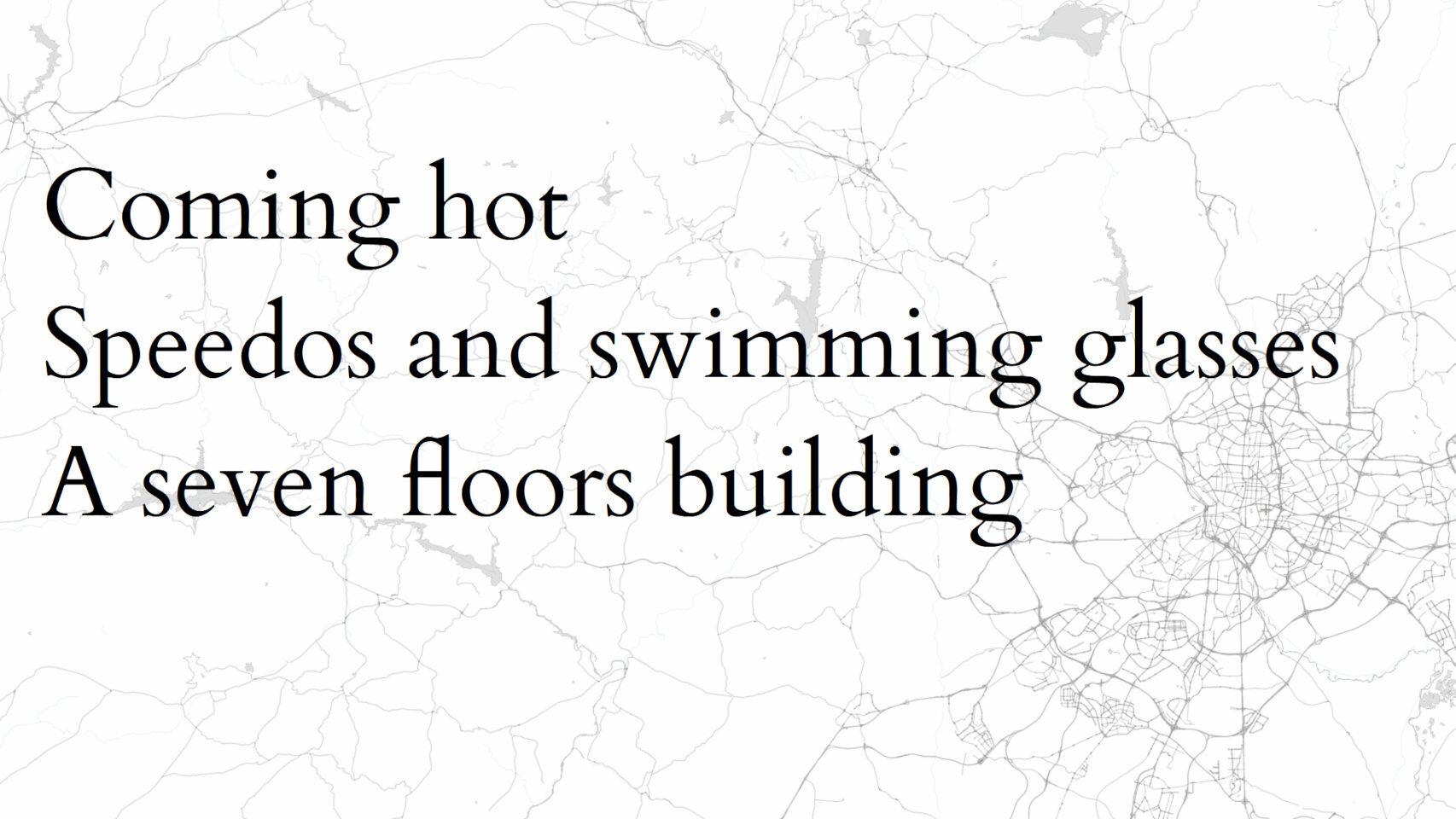 El mapa que crea poesía sobre tu localización