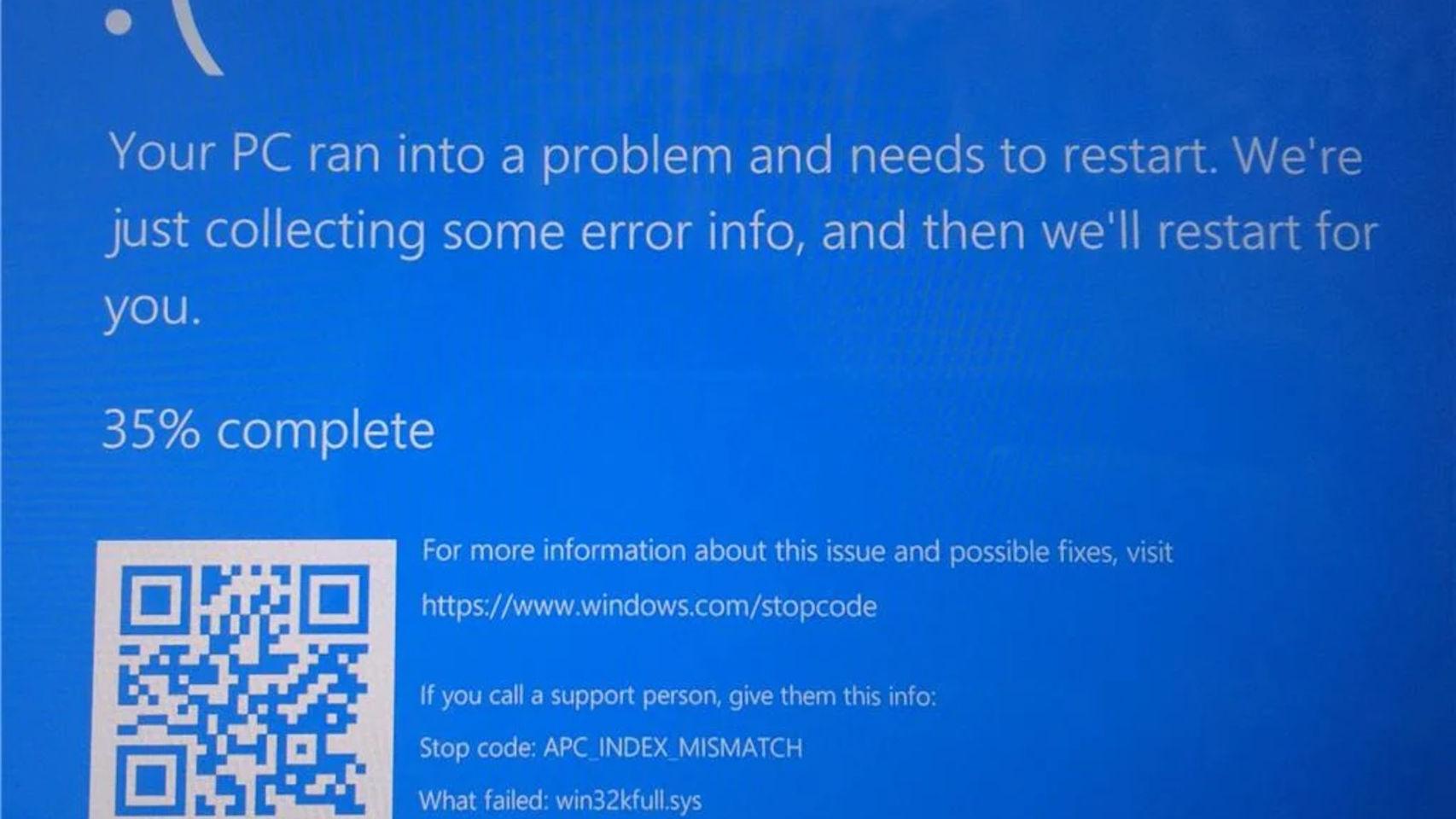 Vuelve el pantallazo azul: Microsoft confirma fallo en la última ...