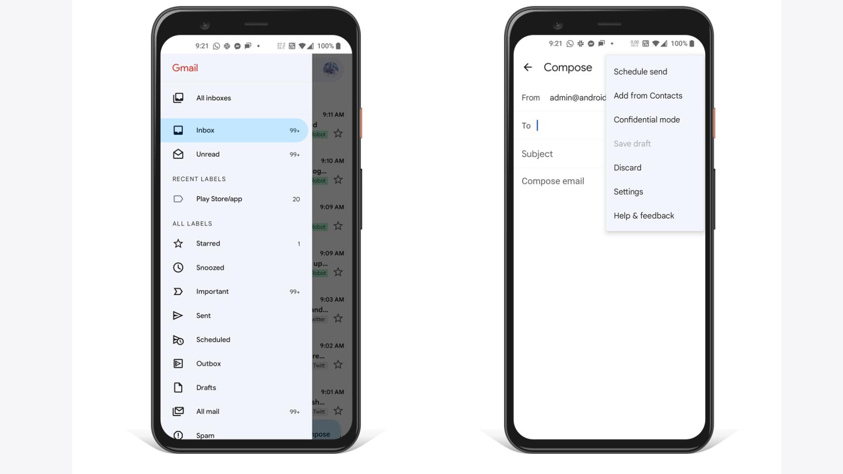 Gmail para Android estrena diseño al más puro estilo Android 12