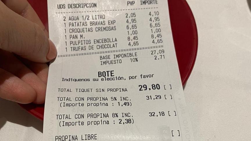 La propina a la americana llega a Madrid: así es el nuevo ticket que ya ...