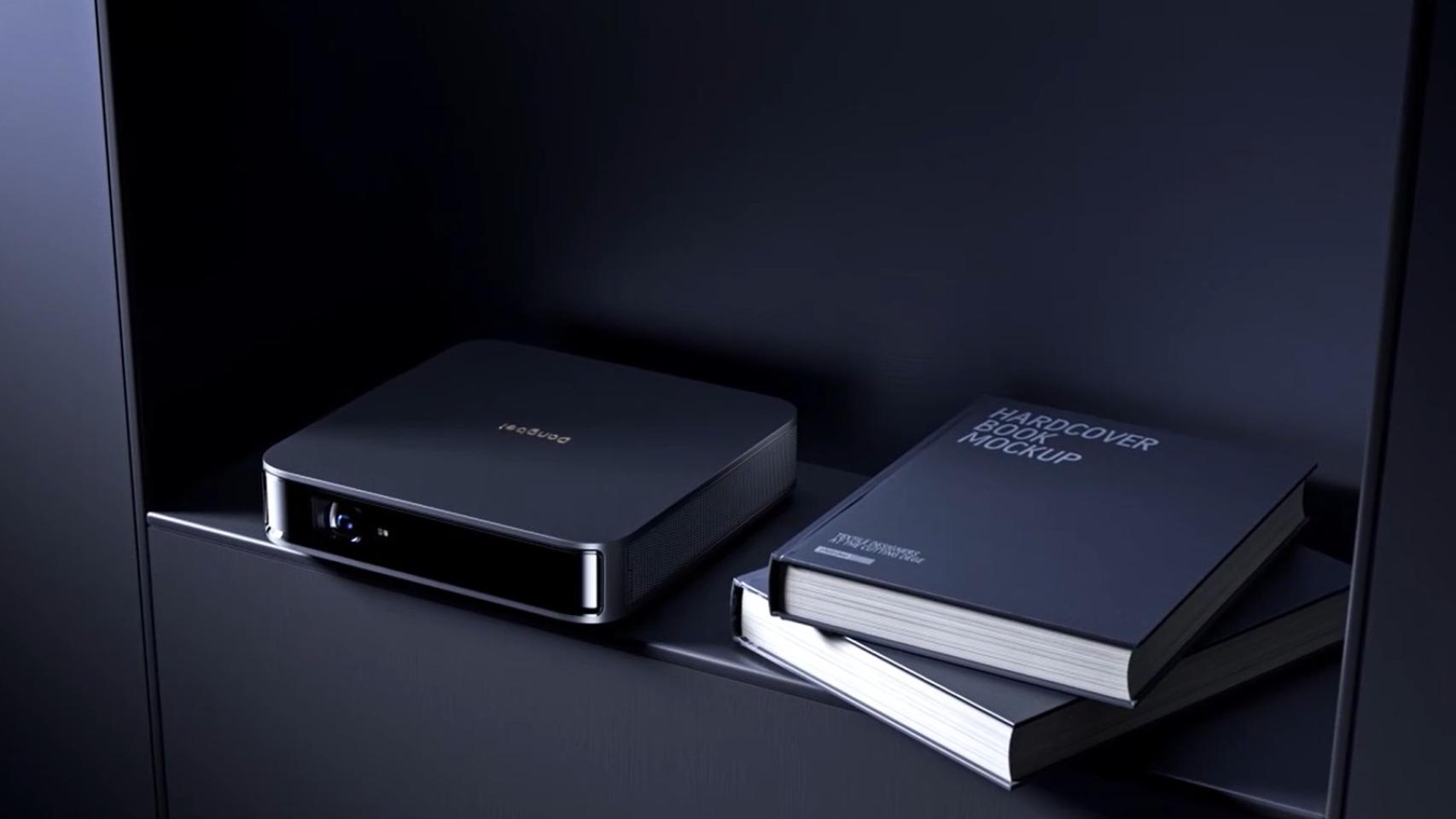 Atom, el mini proyector con Google TV para disfrutar de un cine de 180 pulgadas donde quieras