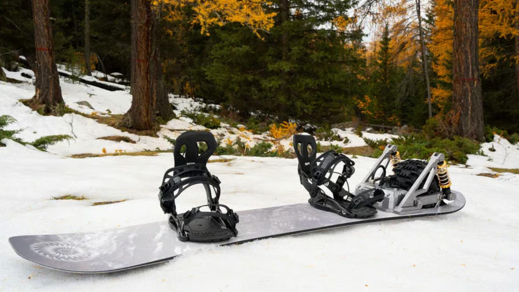 La alucinante tabla de snowboard con motor eléctrico y autonomía para ...