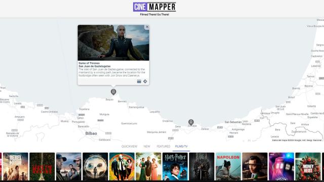 El Google Maps del cine: descubre en España qué series y películas se grabaron en tu ciudad o pueblo