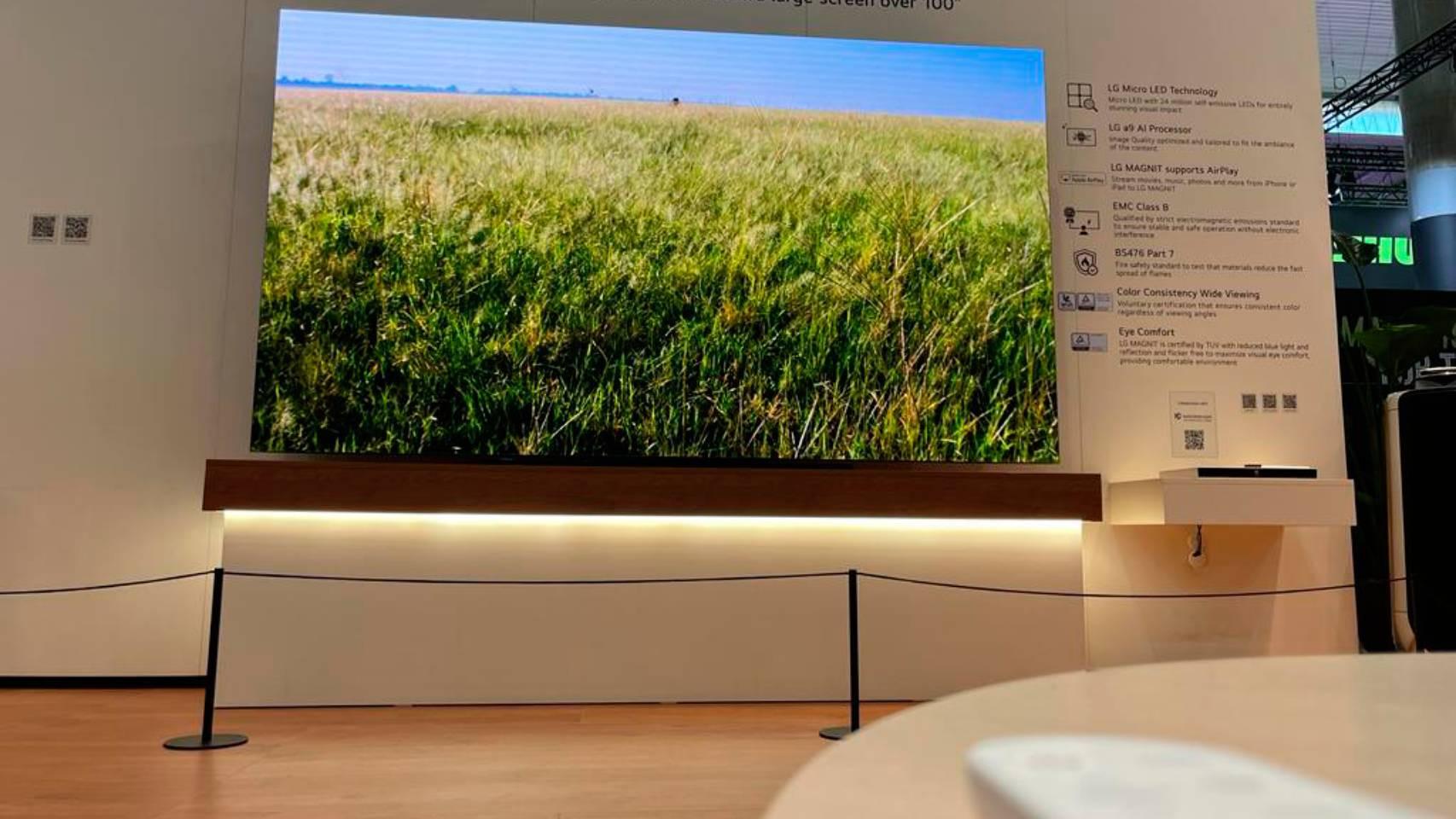 He probado el televisor más alucinante de LG: un enorme MicroLED no ...