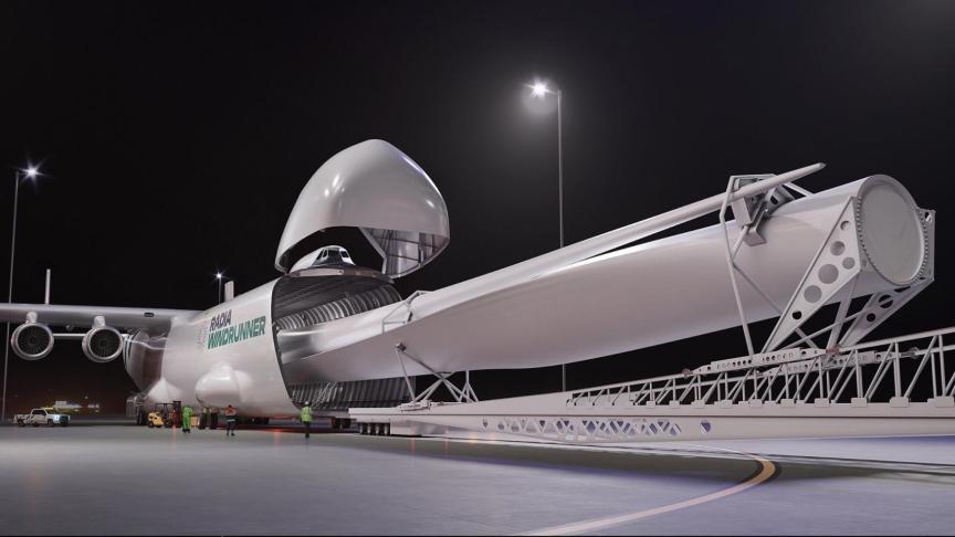 Así será WindRunner, el avión más grande del mundo: tan largo que puede ...
