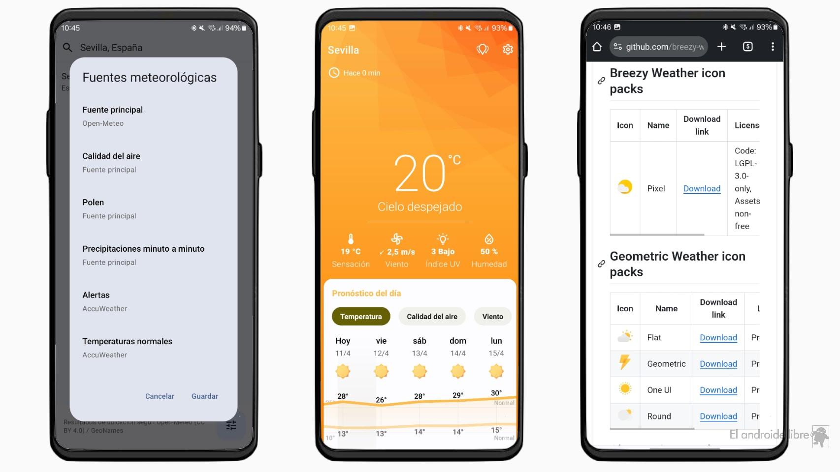 Esta app del tiempo es útil, ultra personalizable, gratuita y realmente ...