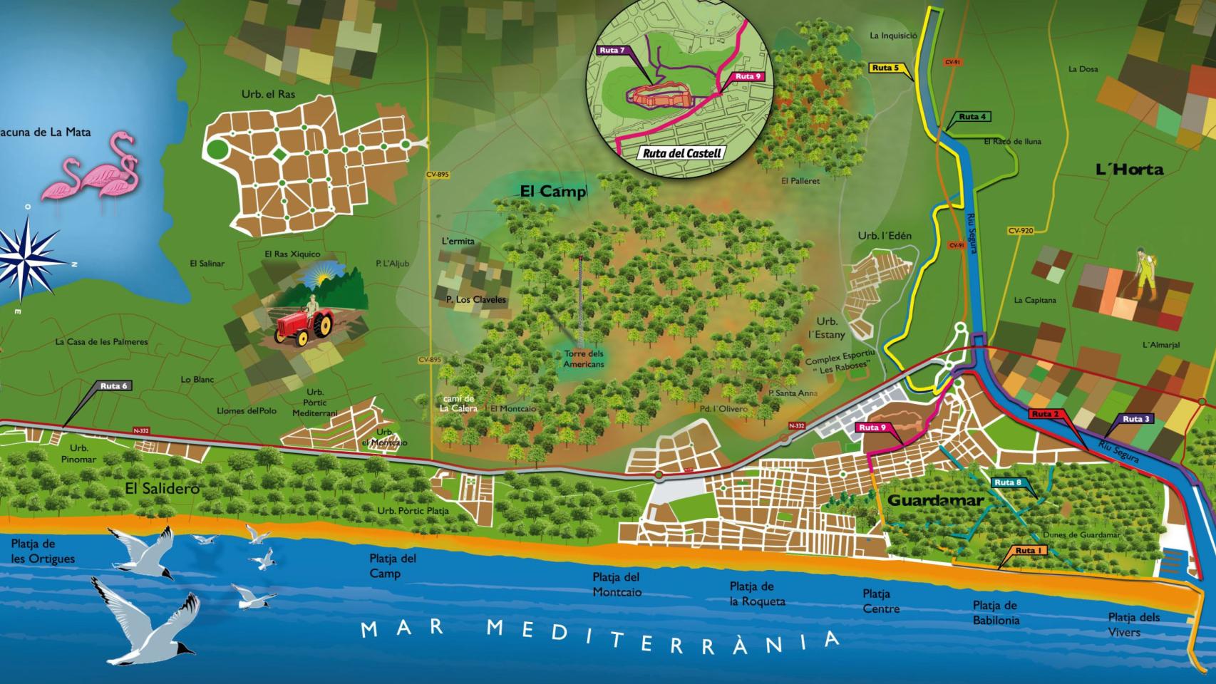 Estas son las ocho rutas para irte de escapada y descubrir los entornos ...