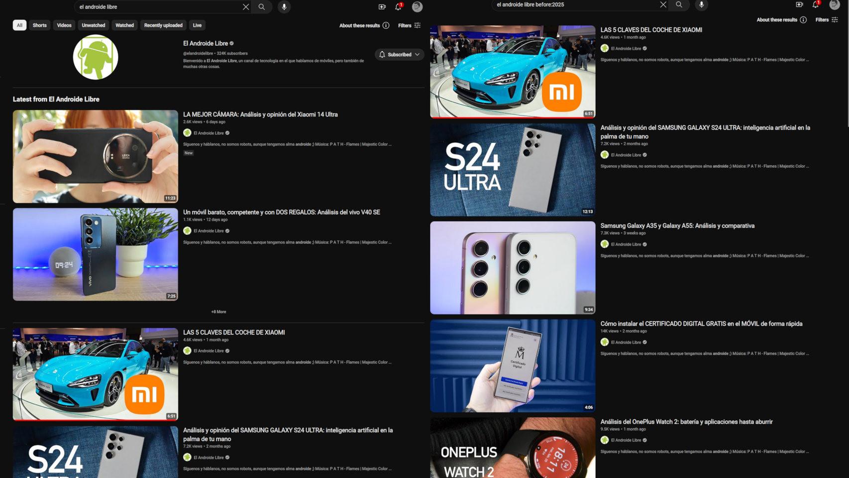 El sencillo truco para buscar vídeos de YouTube y encontrar el que ...