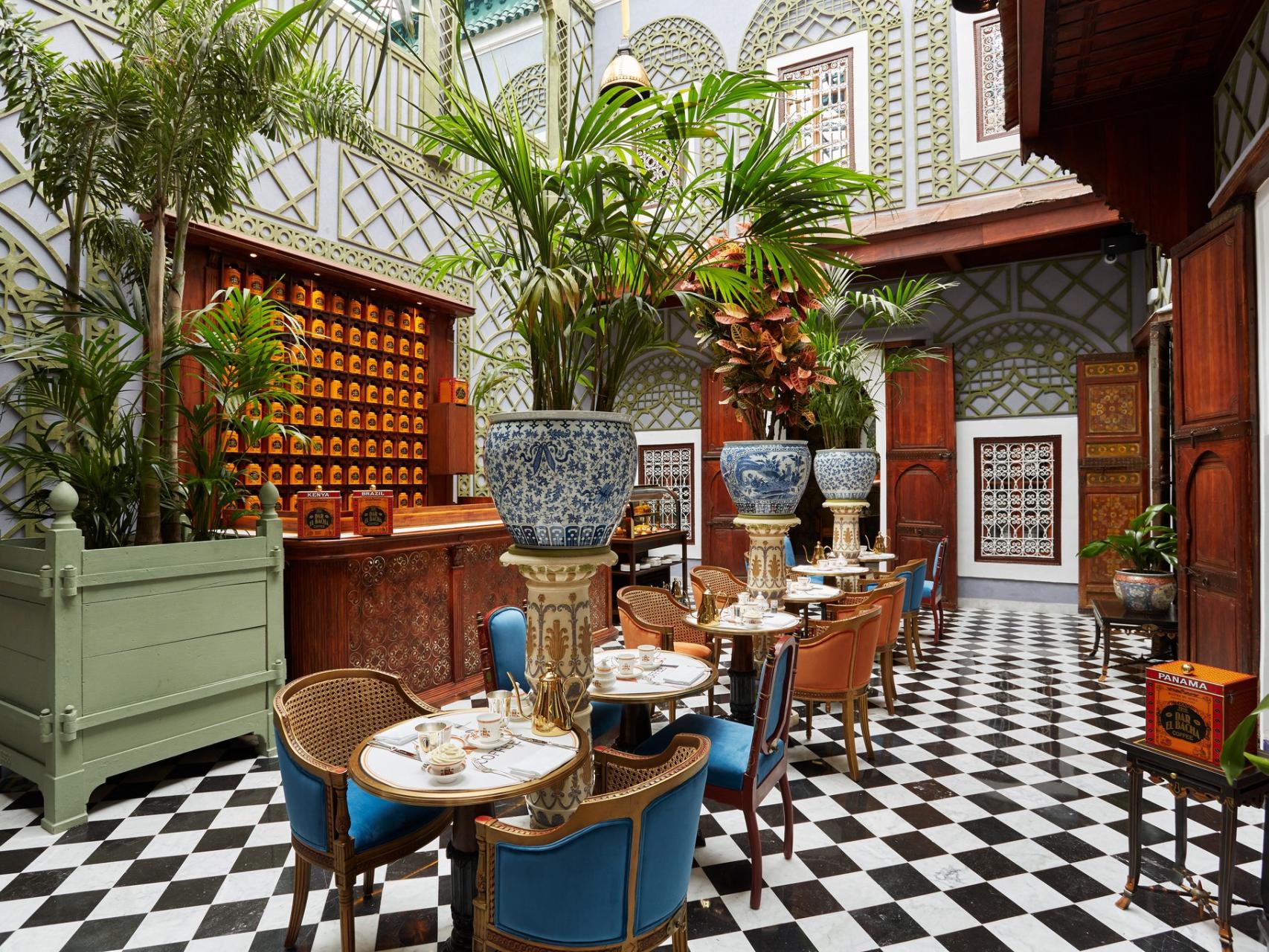 Así es el famoso café que nació en Marrakech en 1910 y ahora es uno de los más bonitos del mundo