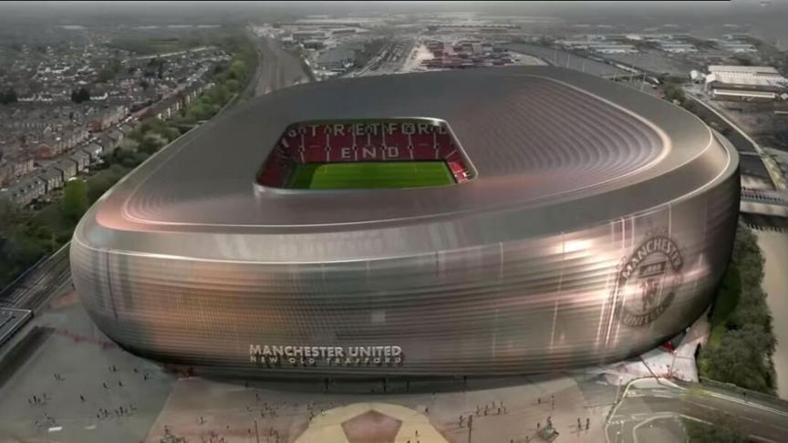 Así será el nuevo Old Trafford del Manchester United que sustituirá al ...