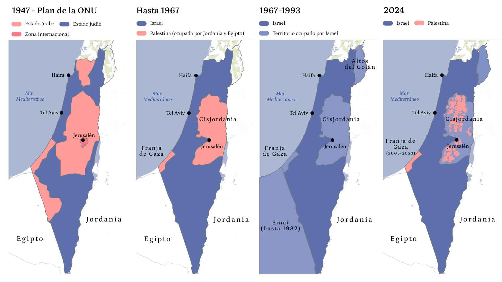 "No reconocemos cambios sobre las líneas de 1967": ¿Cuáles son las ...