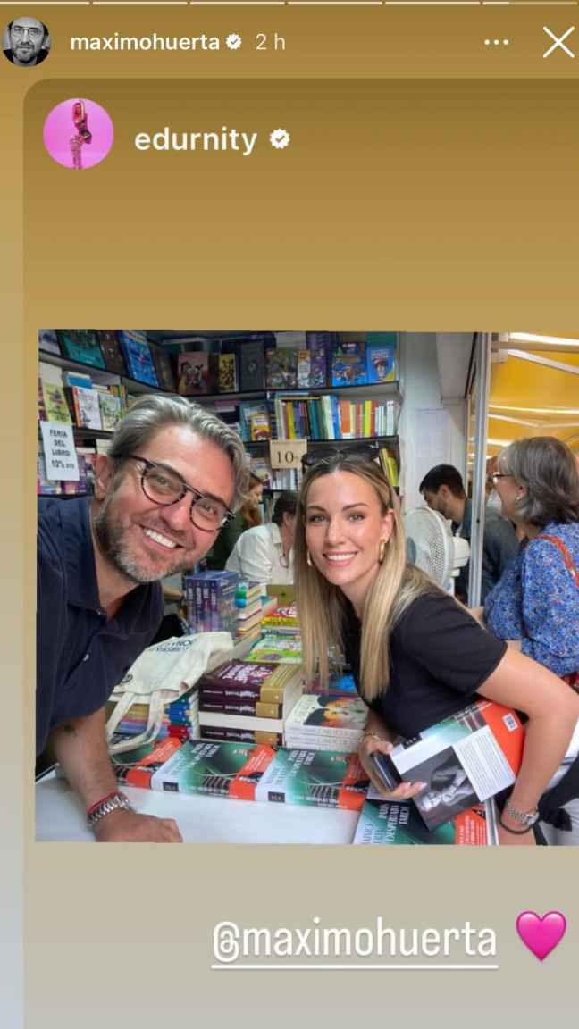 Máximo Huerta, pletórico en su esperado regreso a Madrid: el momento fan que vivió con Edurne y ...