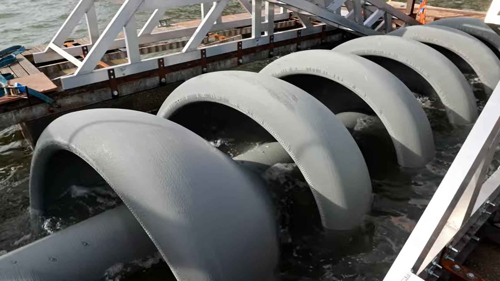 Así es la revolucionaria turbina con forma de tornillo que aprovecha ...