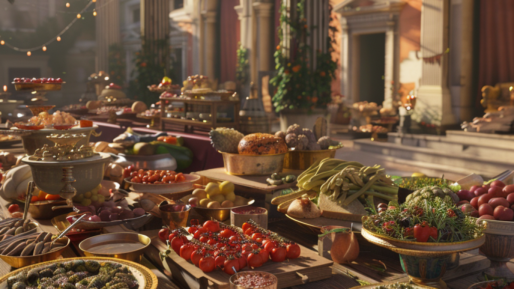 Gala De Historia De La Comida De La Antigua Roma