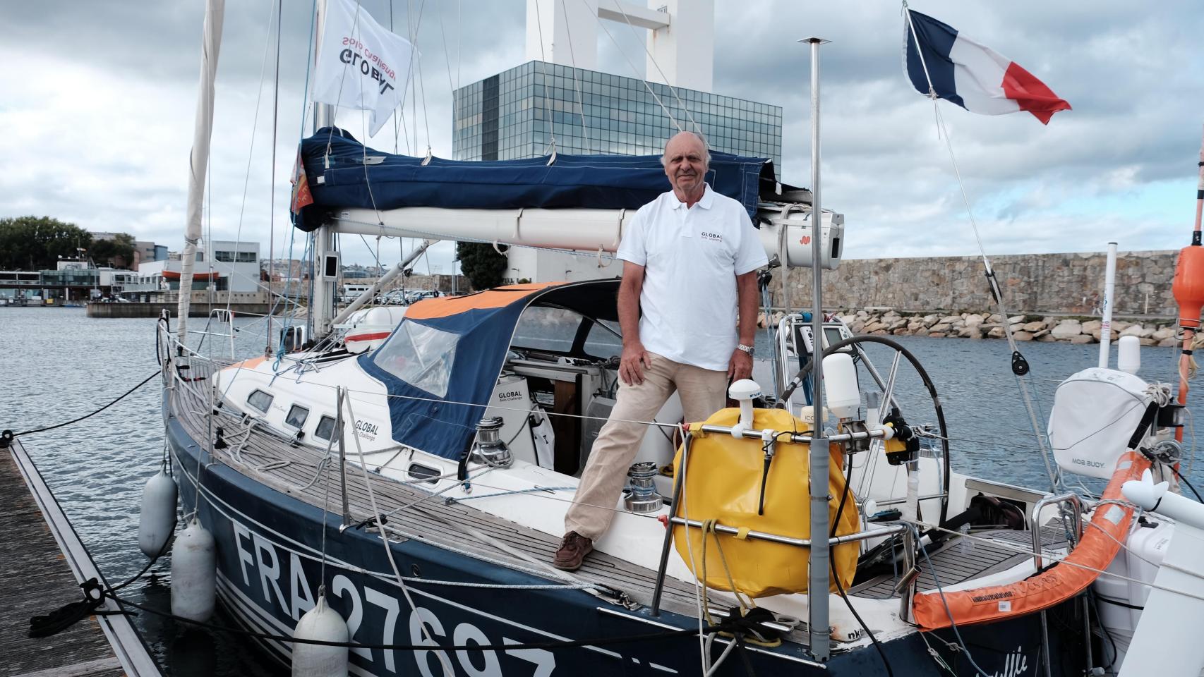Llega a A Coruña el último de la Global Solo Challenge, de 71 años ...