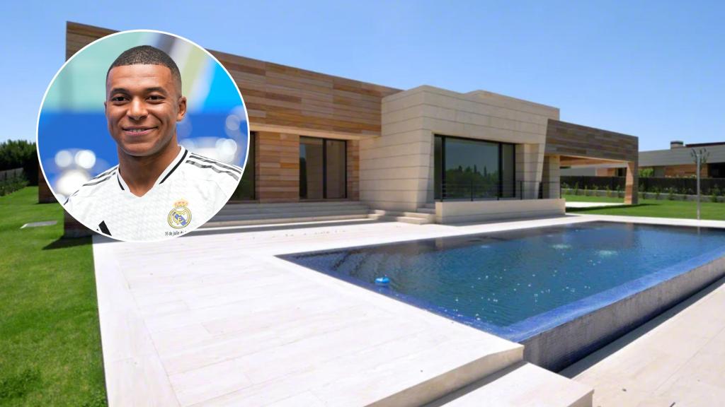 Así es la lujosa mansión de Mbappé en Madrid: un chalet de 11 millones de euros con campo de ...