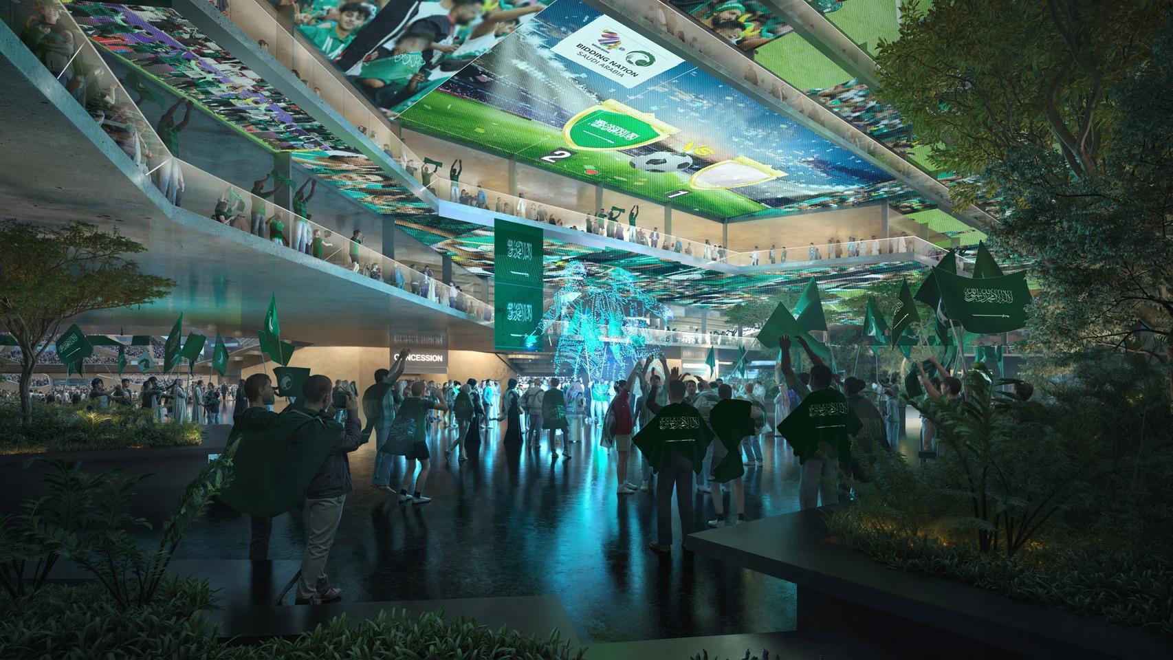 Así es el NEOM Stadium, el estadio sacado de un videojuego que Arabia ...