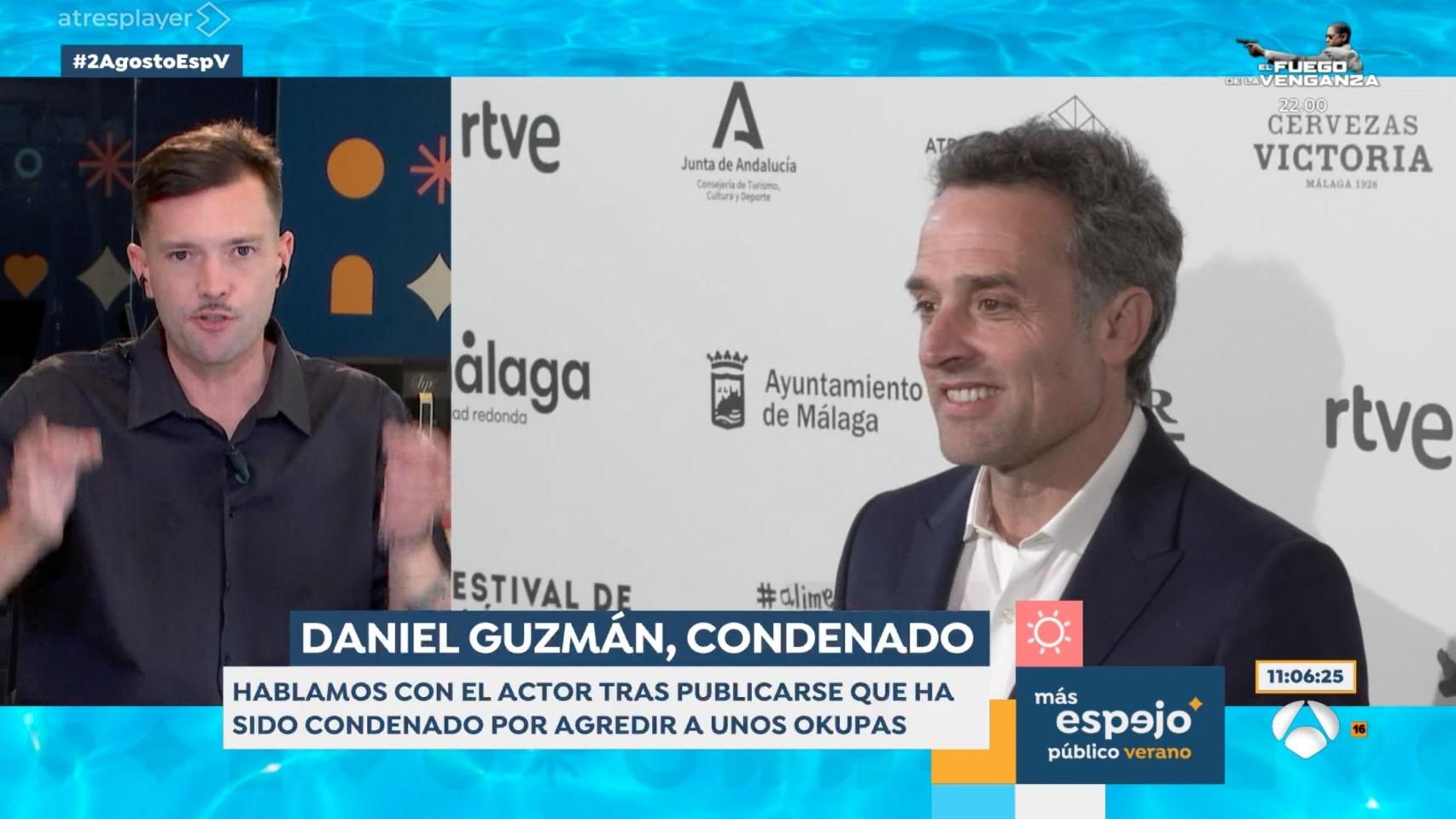 Daniel Guzmán se defiende: dice que la condena por agredir a un okupa ...