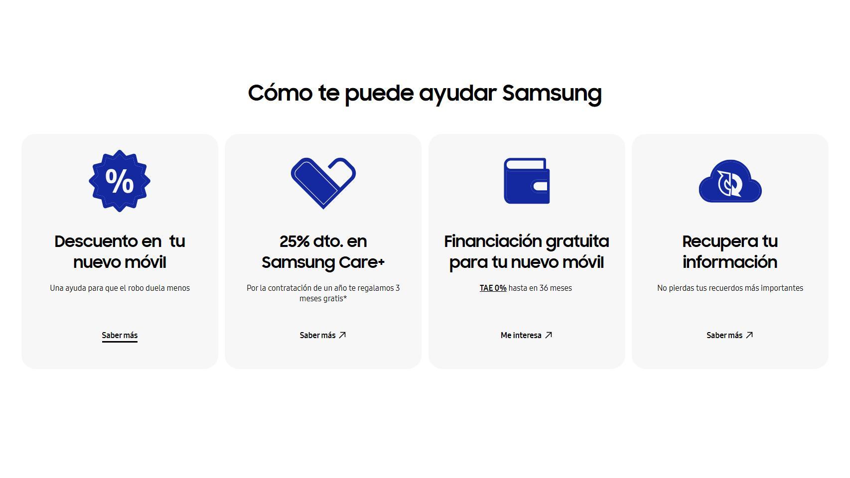 Lo nuevo de Samsung ayuda a los usuarios a recuperar su móvil o a comprar uno nuevo si se lo han ...