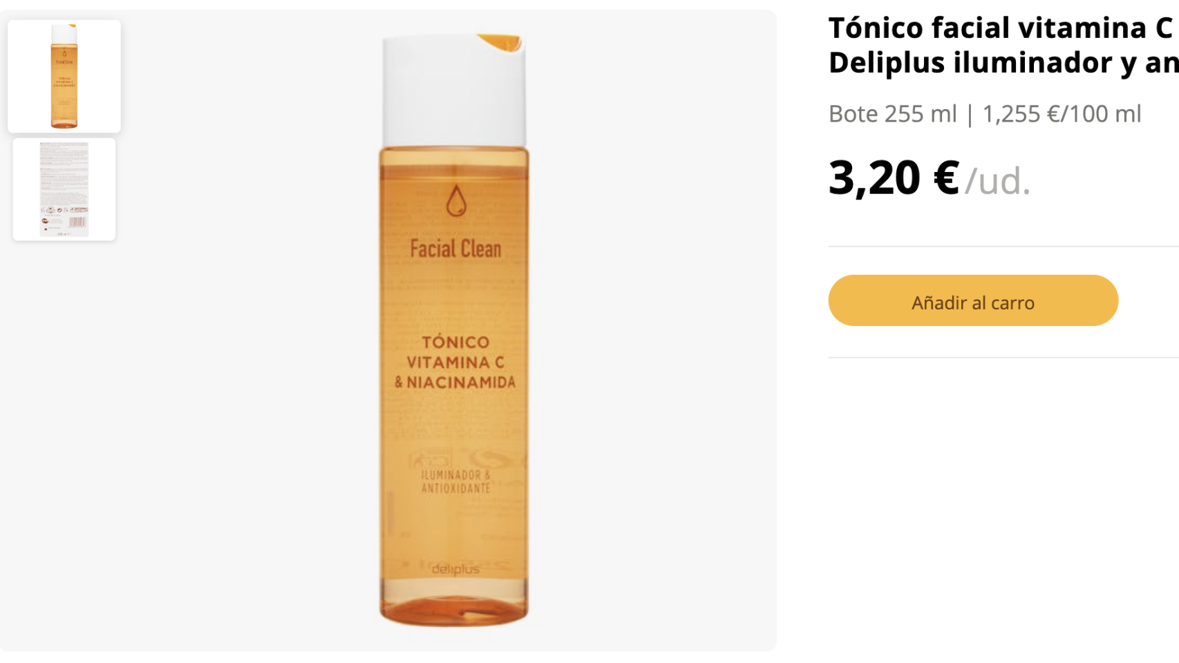 La nueva crema de Mercadona antiedad con vitamina C: para todas las pieles por 3,20 euros