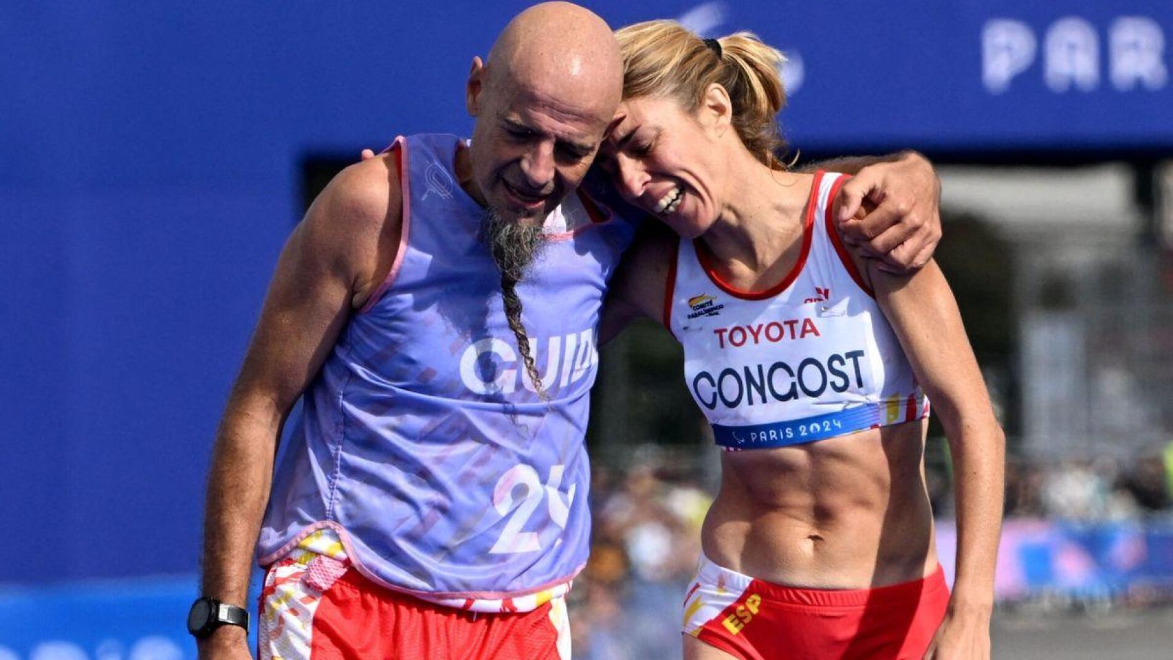 Elena Congost, la atleta que no dejó caer a su guía en los Juegos ...