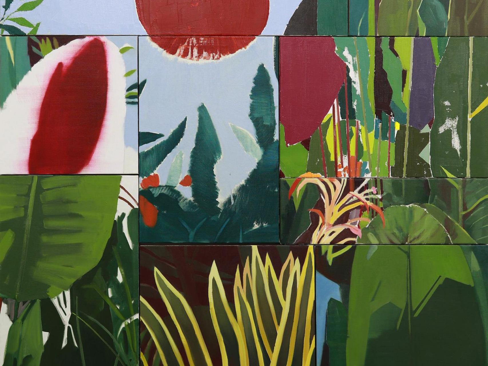 Nacho Martín Silva, un paraíso de pinturas de lujuriante y ordenada ...