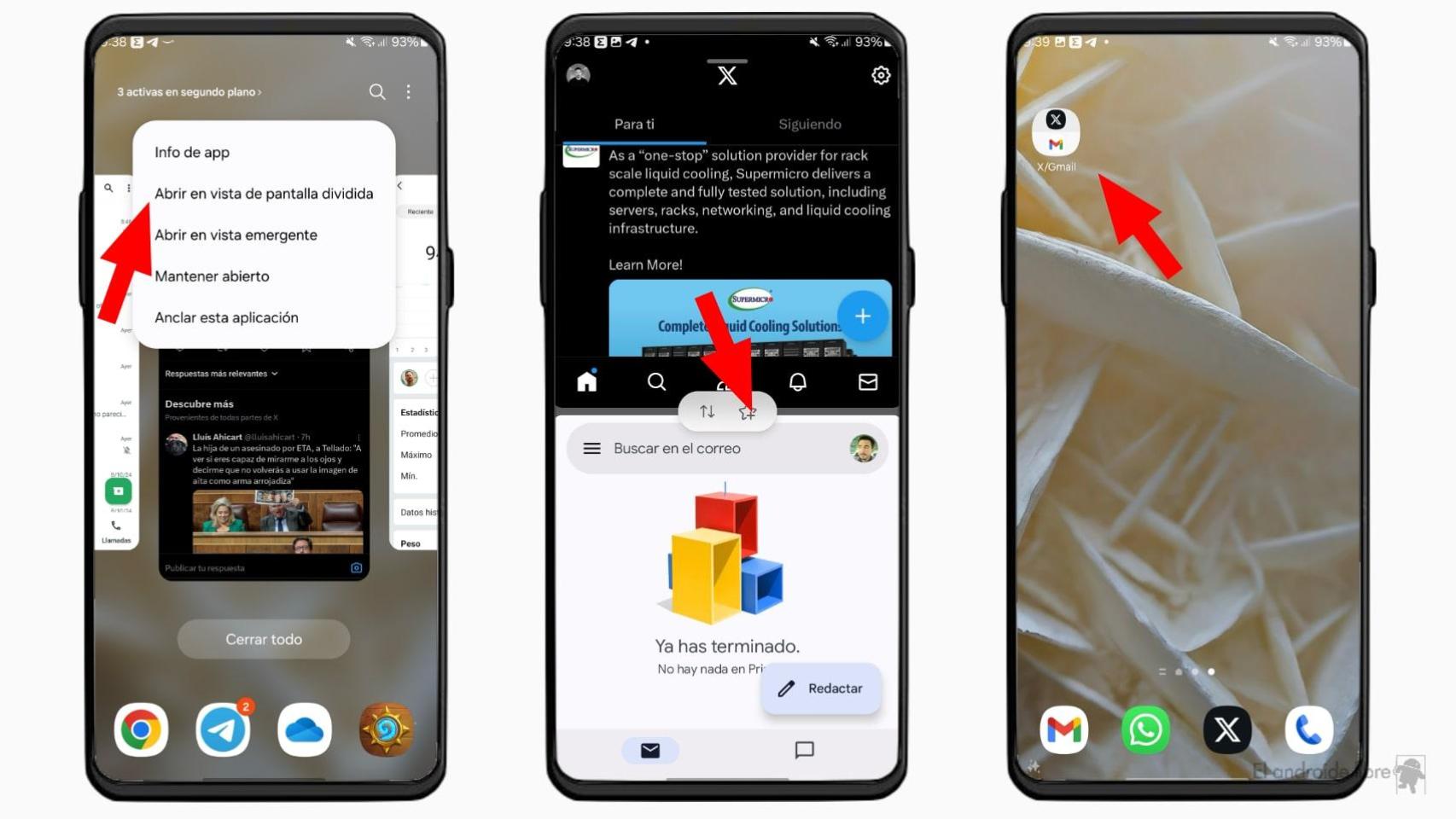 El truco de tu móvil Samsung para abrir dos aplicaciones a la vez dando un solo toque