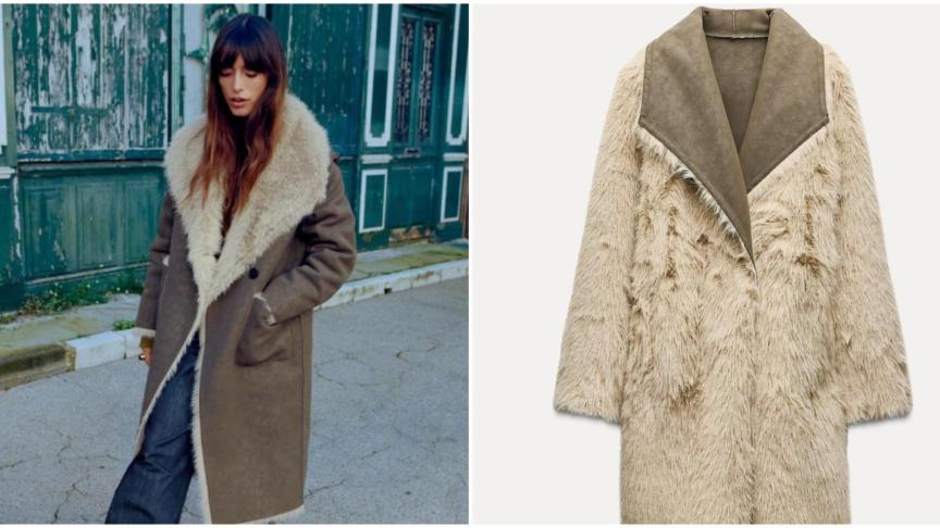 La chaqueta de Zara con la que tendrás dos abrigos en uno: es ...