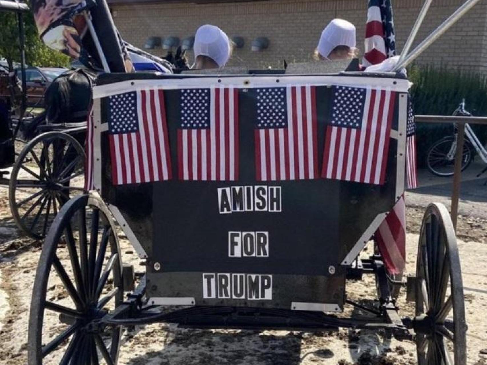 Donald Trump, el único testigo en Pensilvania: conquista a 90.000 amish ...