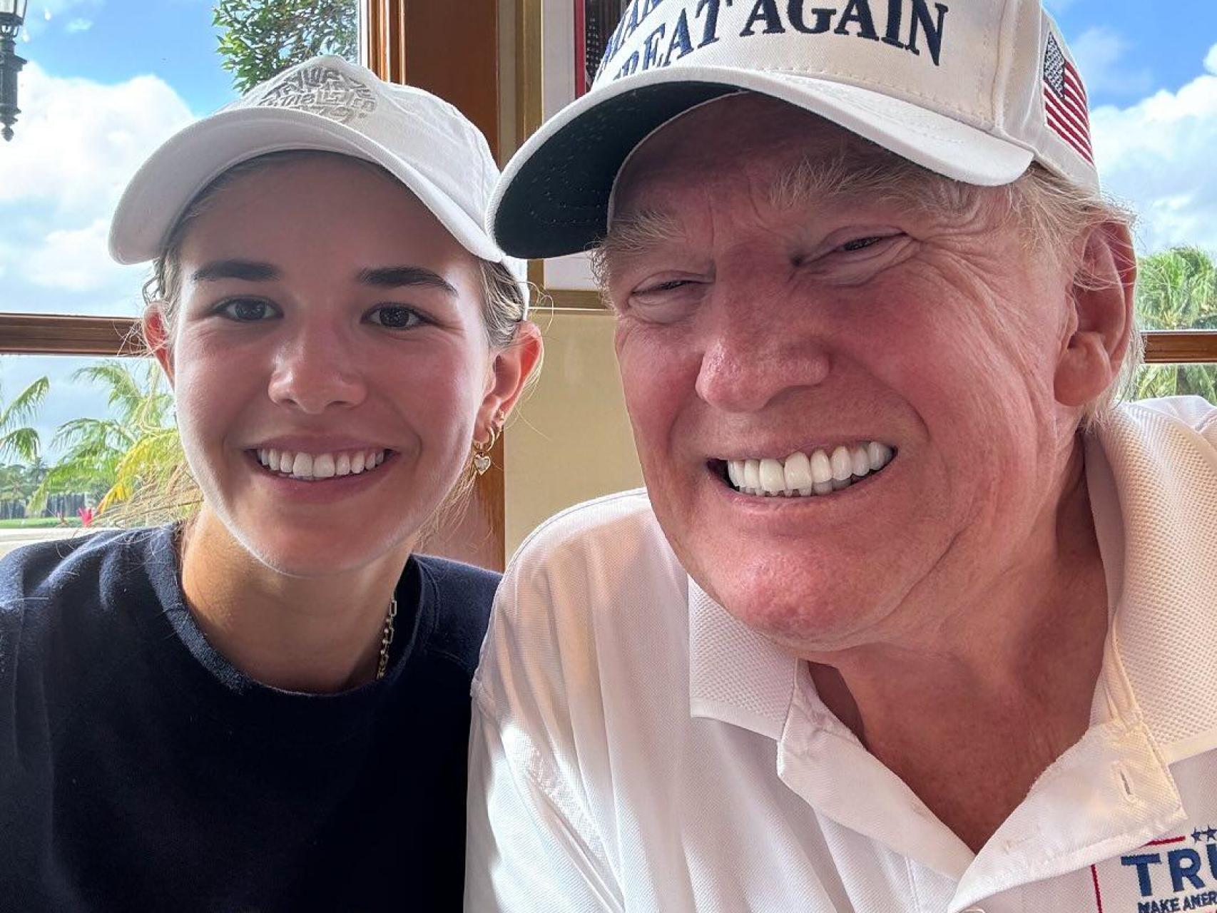 Así Es Kai Trump Nieta Del Futuro Presidente Golfista A Los 17 Años Y Comodín Emocional Y