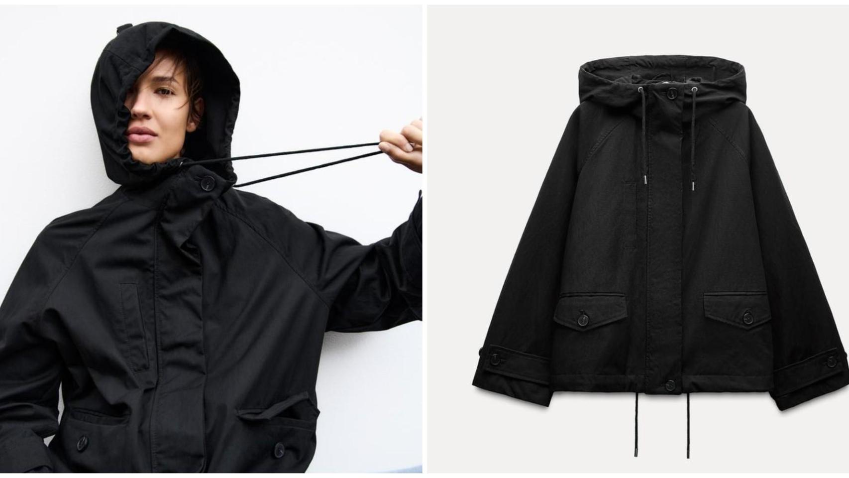 La parka más bonita de Zara perfecta para los días de lluvia: protege ...