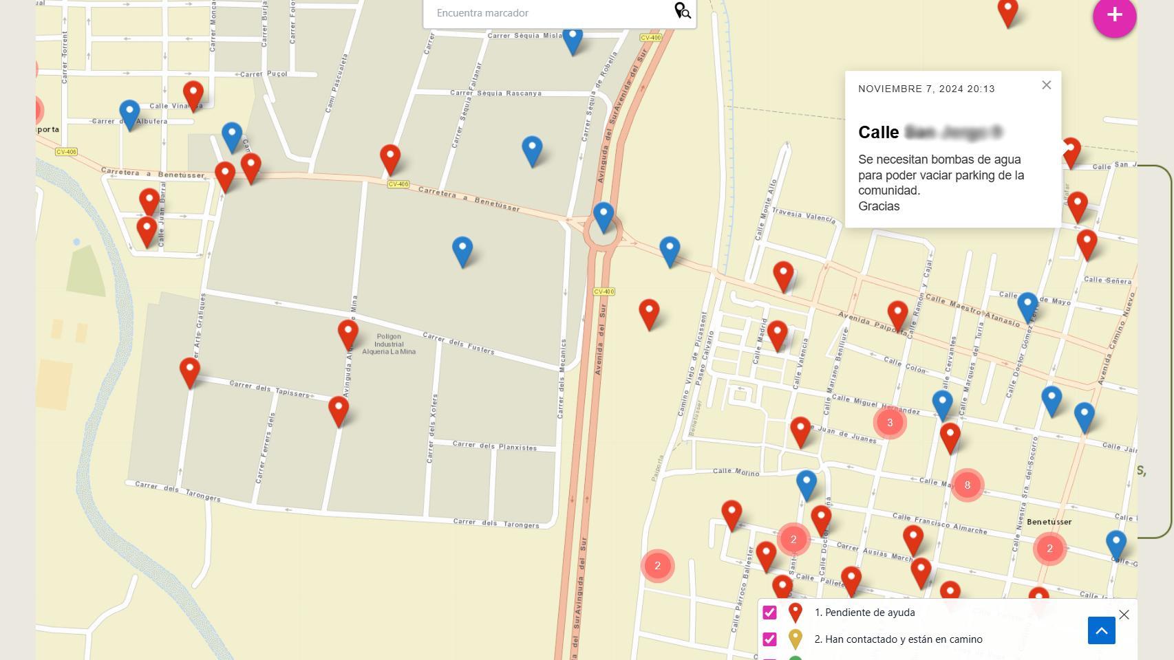 El 'Google Maps' español para organizar ayuda a los afectados de ...