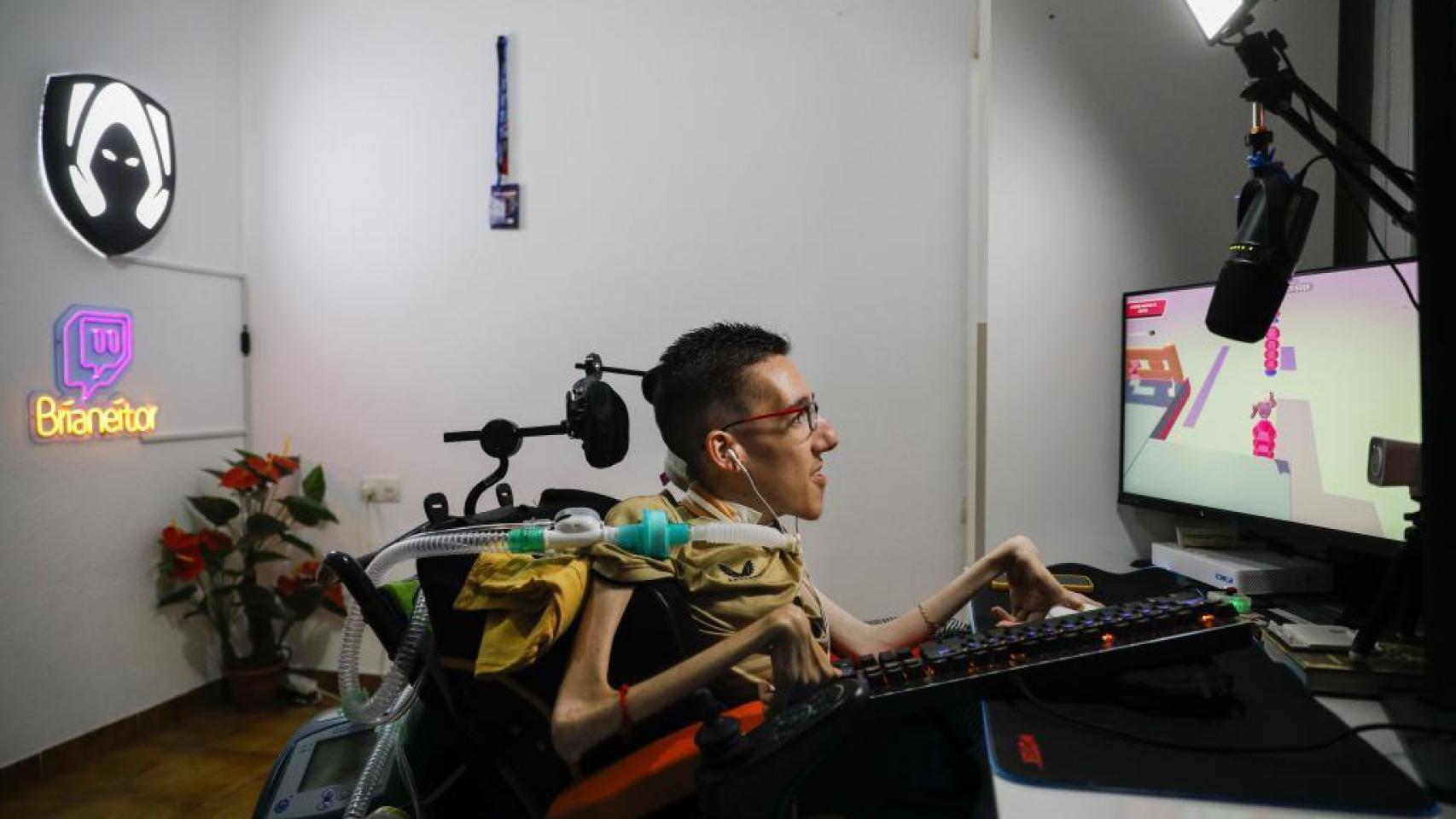 Brianeitor, el 'streamer' con atrofia muscular nominado a un Goya ...