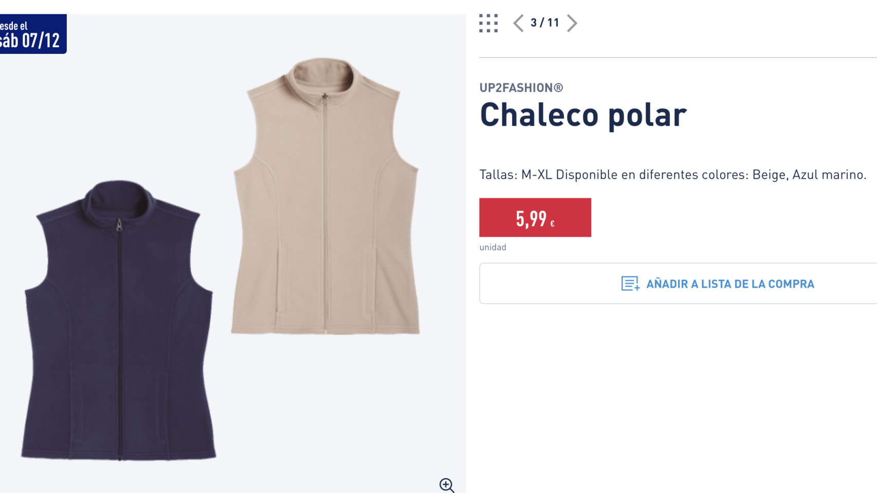 El nuevo chaleco polar de Aldi perfecto para el entretiempo que podrás usar también en invierno ...