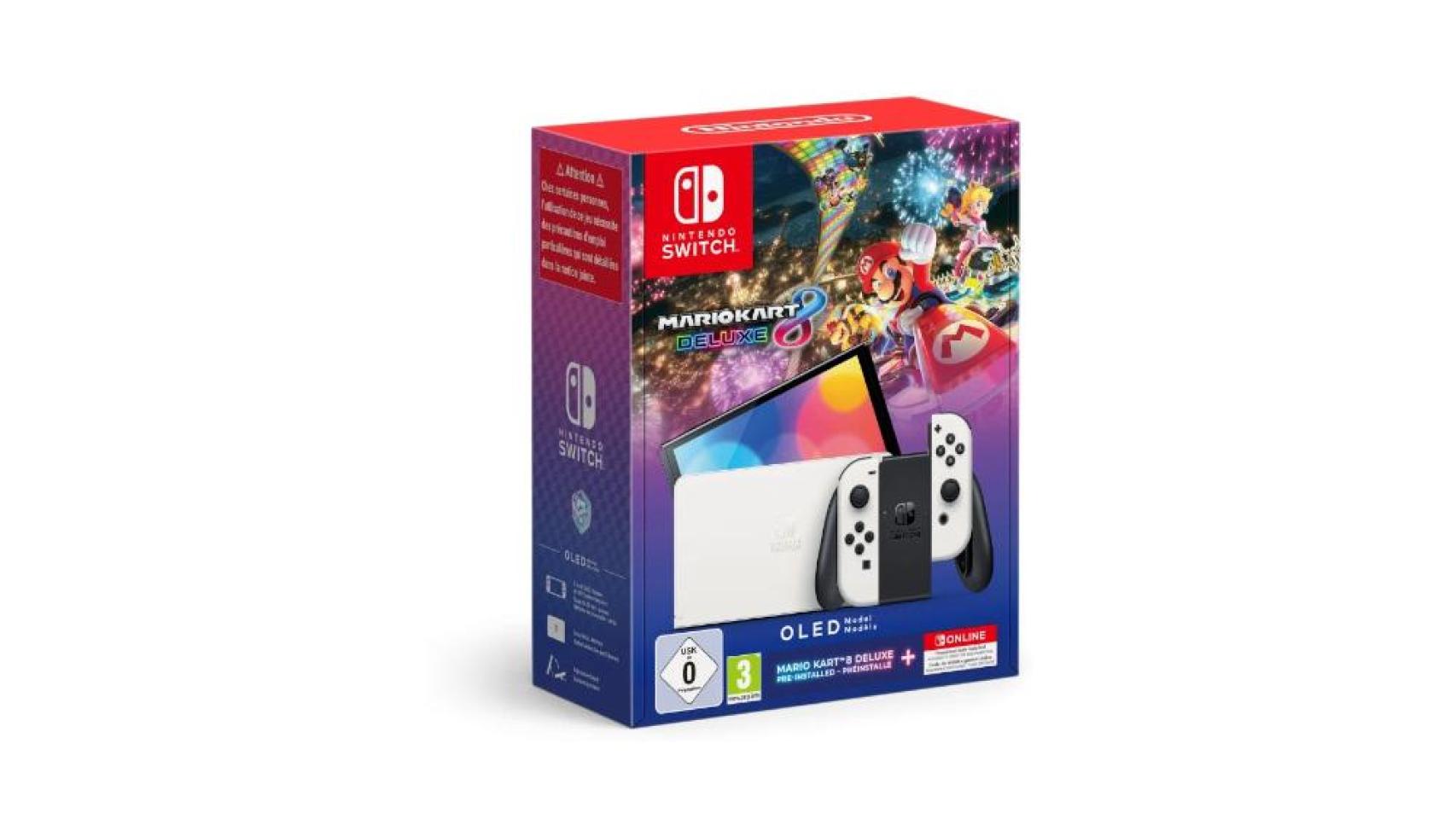 Este pack de Nintendo Switch OLED incluye juego, suscripción y un ...