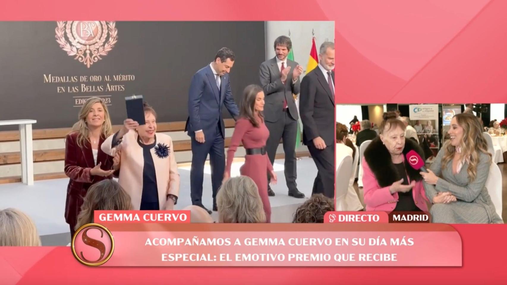 Gemma Cuervo interrumpe en directo su entrevista en 'Socialité': "Estoy ...