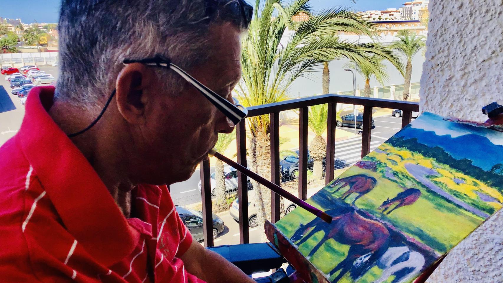 Artistas que pintan con la boca y con los pies: “Son trazos que hacemos ...