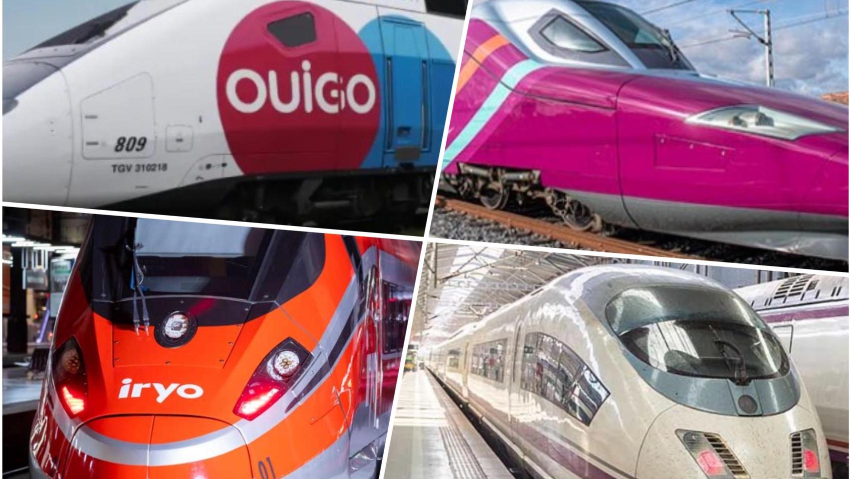 La guerra de precios entre Renfe, Iryo y Ouigo en Málaga: viajar a Madrid en tren sale más ...