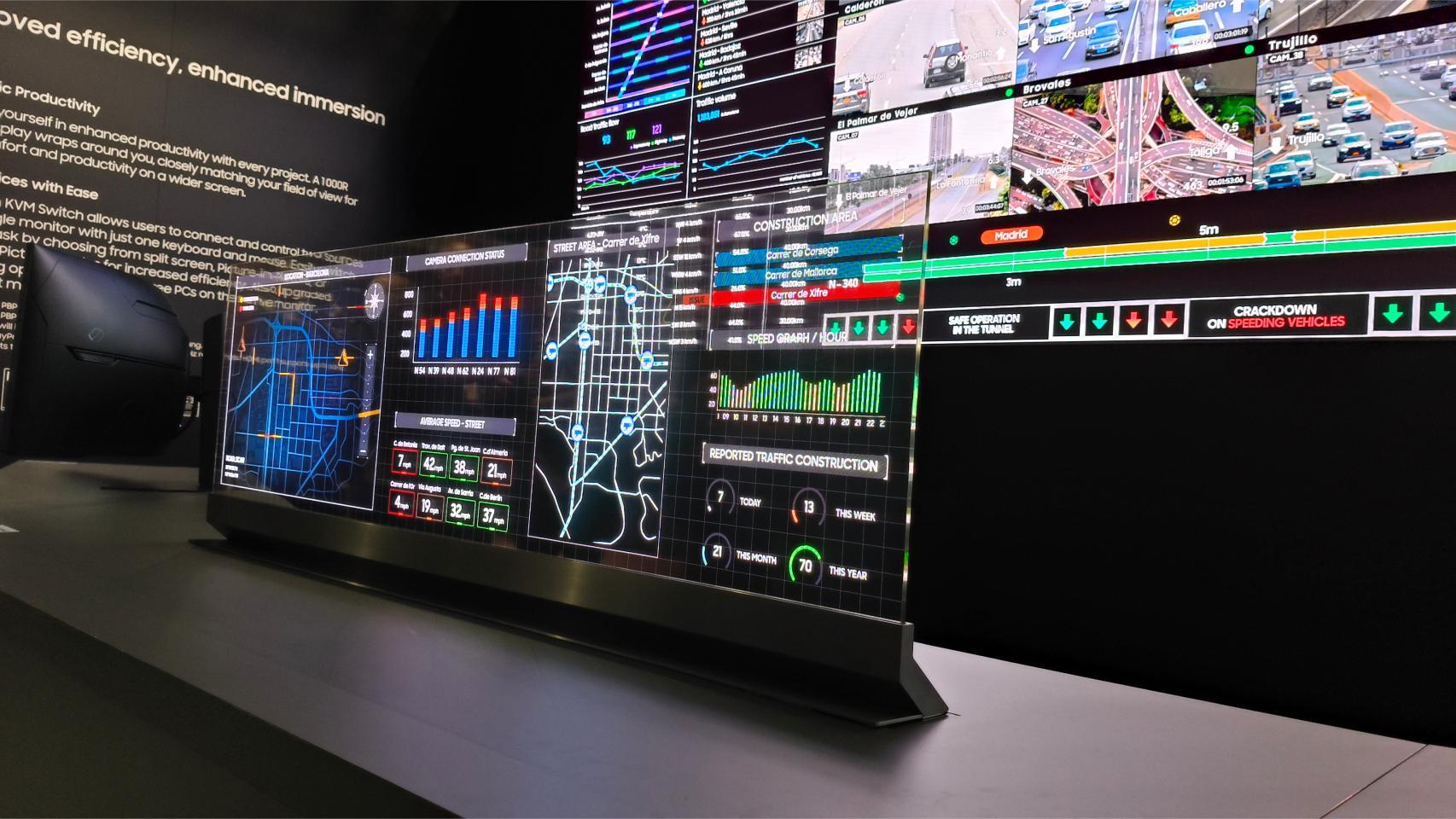 He visto las pantallas del futuro: gigantes, transparentes, modulares ...