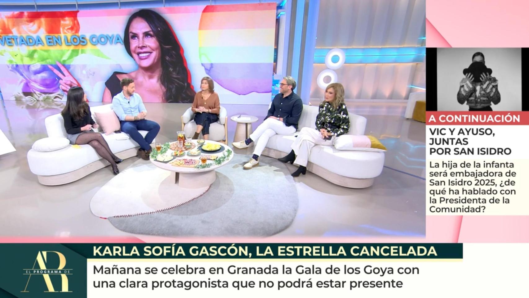 Ana Rosa Quintana da la cara por Karla Sofía Gascón: "Estás invitada a ...